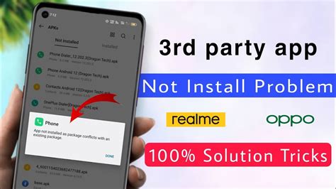 how to fix realme oppo app not install problem 2023 how to solve app