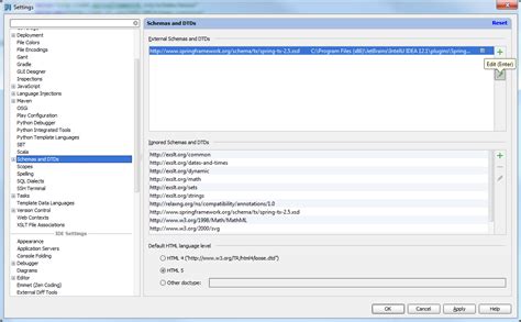 java intellij idea validates toward wrong xsd stack overflow