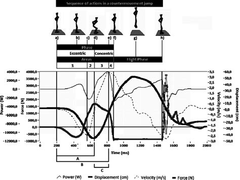 Dynamic And Kinematic Curves For The Countermovement Jump Sample