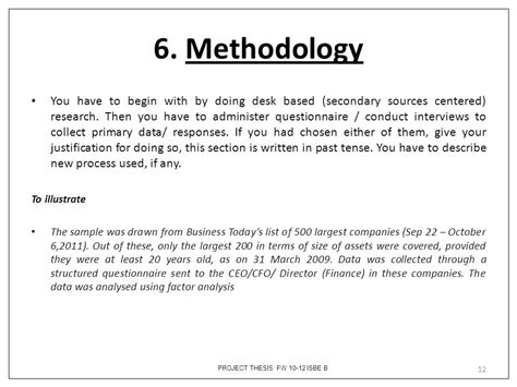 Thesis Example Of Methodology In Research Paper Thesis Title Ideas