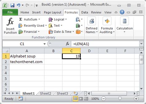 ms excel how to use the len function ws vba
