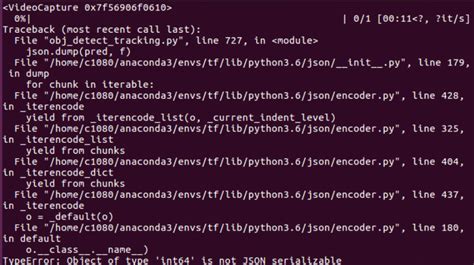 typeerror object of type int64 is not json serializable