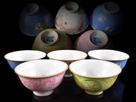 Yahoo オークション 【雲】某収集家放出品 中国古玩 唐物 十錦煎茶碗