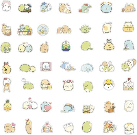 通用 Stickers For Kawaii Sumikkogurashi Cute Trendy Japanese Cartoon