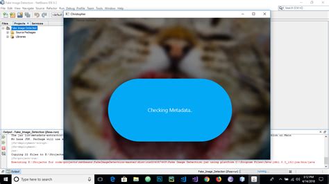 fake image detector in java and javafx with source code