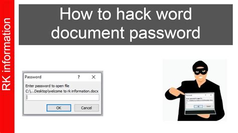 How To Recover Word Document Password Youtube