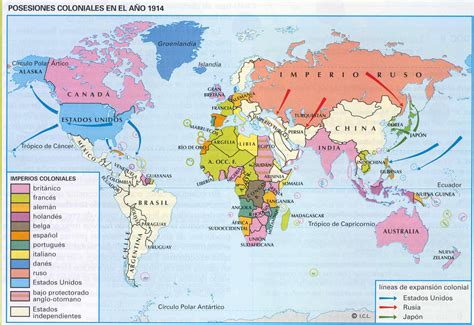 La Pizarra De Historia El Imperialismo El Reparto De Asia África Y