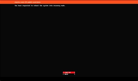 how to boot ubuntu core in recovery mode ubuntu