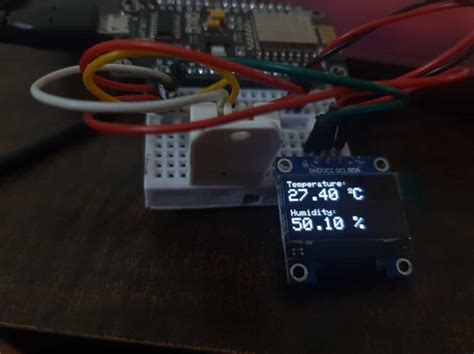 wemos and dht11 readings on an oled display simple project esp8266