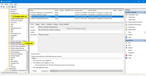 Schedule Scan In Windows Defender Antivirus In Windows 10 Tutorials