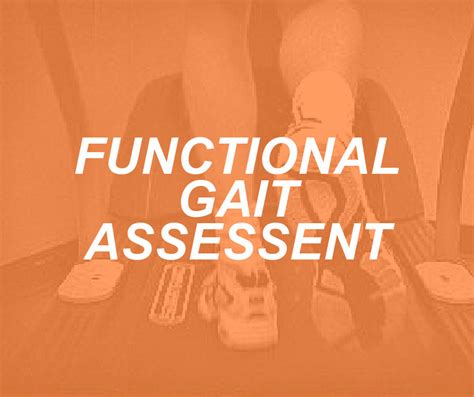 Functional Gait Assessment Performance Precursor And Disease Marker