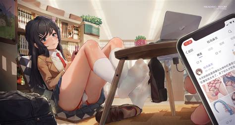 Icecake Sakurajima Mai Seishun Buta Yarou Red Neckwear Bad Id Bad