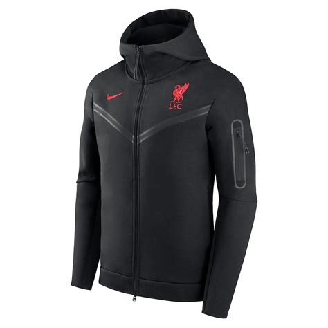 Liverpool Fc Black Tech Fleece Presentation Tracksuit 2022 23 Nike