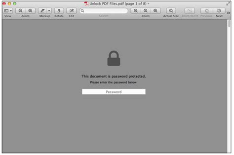 how to unlock a pdf on mac no matter you knew or forgot the password