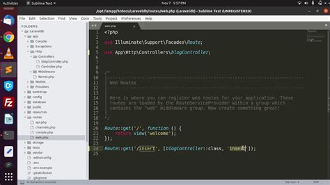 tutorial 2 insert data with raw queries laravel youtube