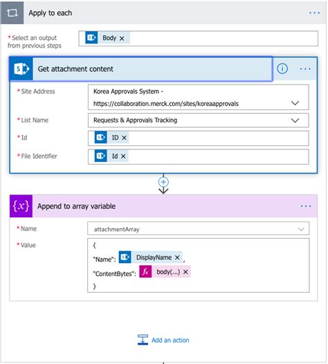 solved attach multiple attachments to approval email power platform