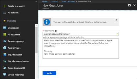 ax d365 technical blog how to add a guest user in azure