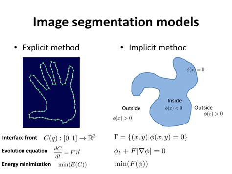 ppt level set based image segmentation powerpoint presentation free