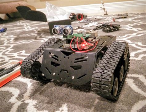 dfrobot devastator tank robot part 2 raspberry pi python code