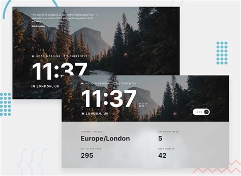 frontend mentor clock app coding challenge