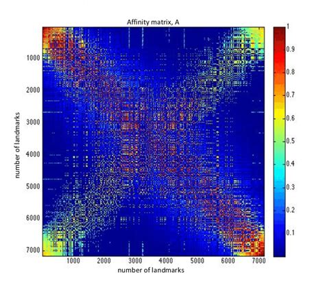 The Image Shows The Affinity Matrix Build In 1 It Is The Result Of