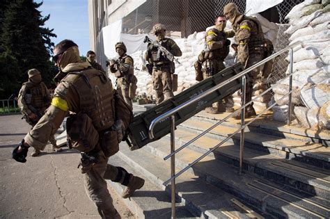 Pro Russian Fighters Routed From Stronghold Ukraine Says The New