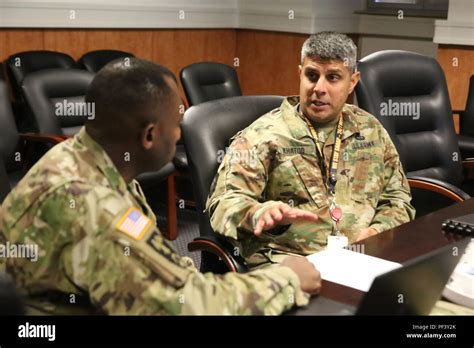 U S Army Col Neil Khatod Commander Of The 2d Theater Signal Brigade
