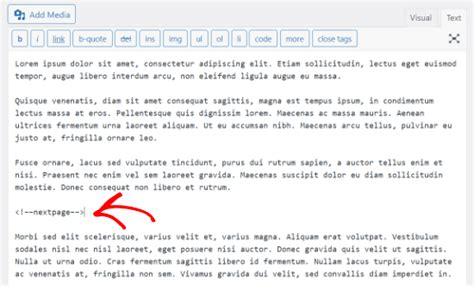 how to split wordpress posts into multiple pages post pagination