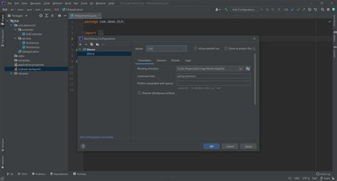 spring boot logs aggregation and monitoring using elk stack