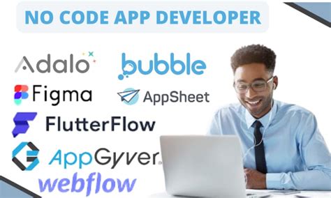 Develop App On Adalo Bubble Io Appsheet Appgyver Webflow