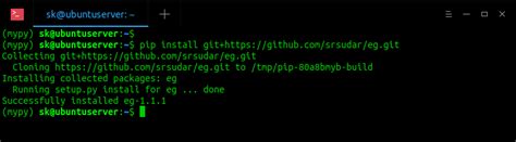 install python packages from github on linux ostechnix