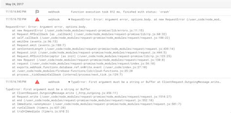 node js how to send firebase data to slack using cloud functions