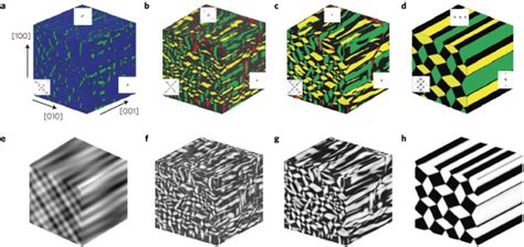 Simulated 3d Microstructure Development The Simulation Starts At C 0 5