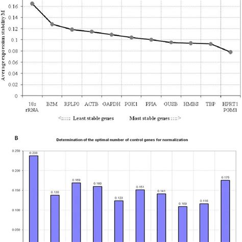 Selection Of The Most Suitable Reference Genes Using The Genorm