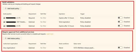 unable to trigger pull request release in azure devops