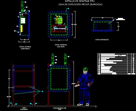 details explosion proof box dwg detail for autocad designs cad