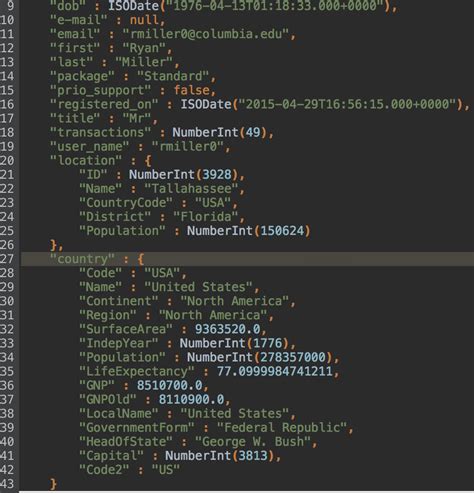 how to merge multiple sql tables into one mongodb collection