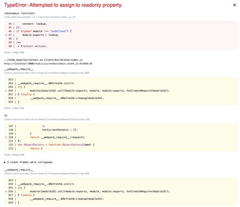 v4 3 1 introduced a regression typeerror attempted to assign to