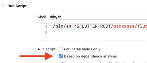 xcode warning run script build phase run script will be run during