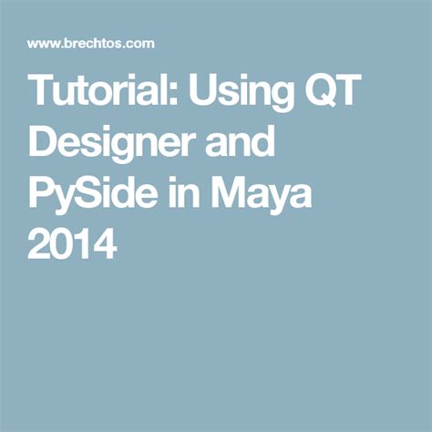 pin on pyside