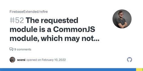 the requested module is a commonjs module which may not support all