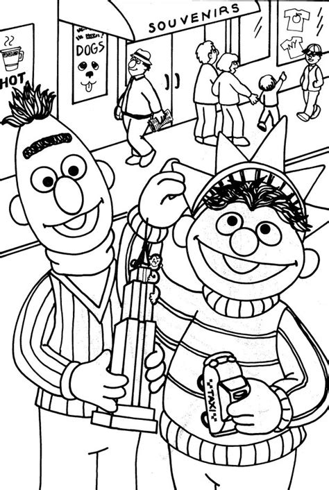 New York City Coloring Pages At Free Printable
