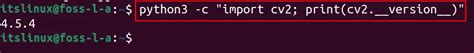 a complete guide to install opencv on ubuntu 22 04 its linux foss