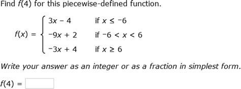 Ixl Evaluate Piecewise Defined Functions Algebra 1 Practice