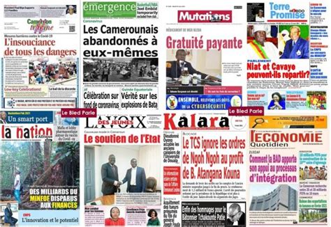 Cameroun La Revue De Presse Du Mardi 9 Mars 2021 Lebledparle
