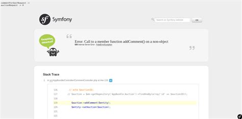 php symfony doctrine repository findoneby result is not object