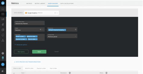 how to identify dimension names using query builder