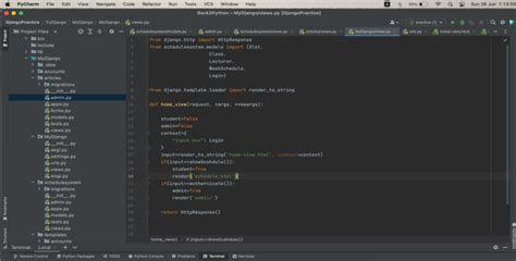 class scheduling system python project using django framework 1000