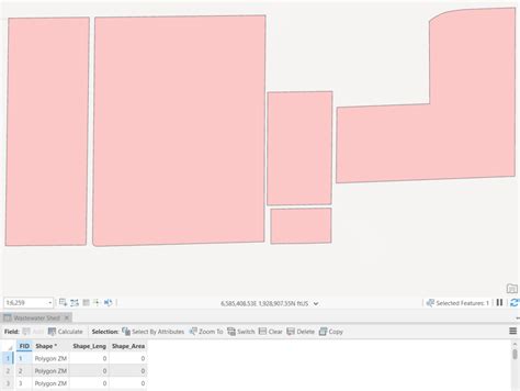 combining non contiguous polygons in arcgis pro geographic