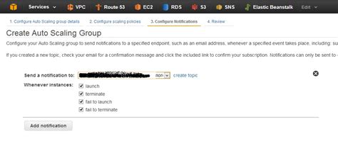auto scaling using aws management console playground for the mind